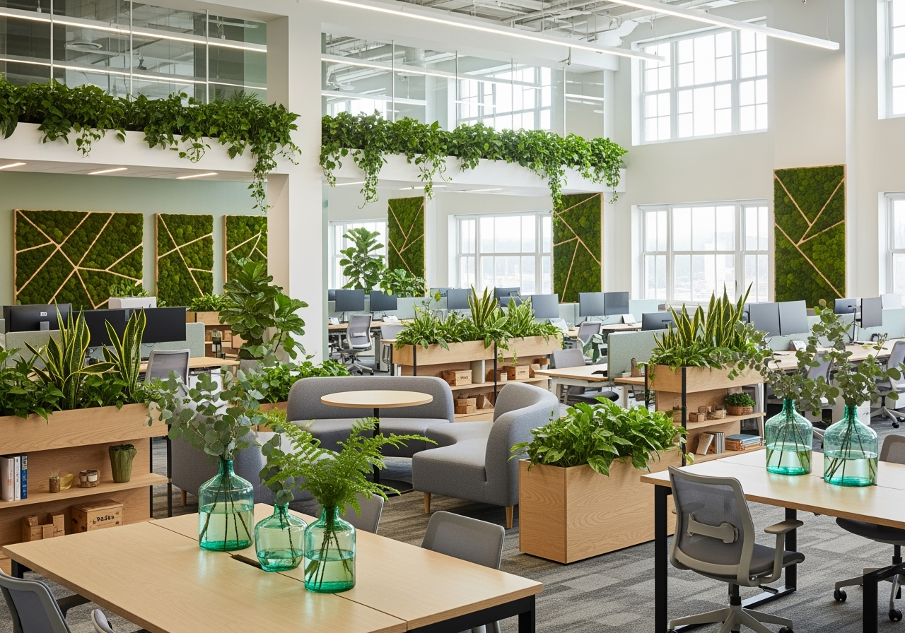 Biophilic Office Design - We design, install, and maintain green living ...